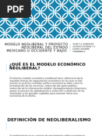 Mapa Conceptual Neoliberalismo | PDF | Neoliberalismo | Economias