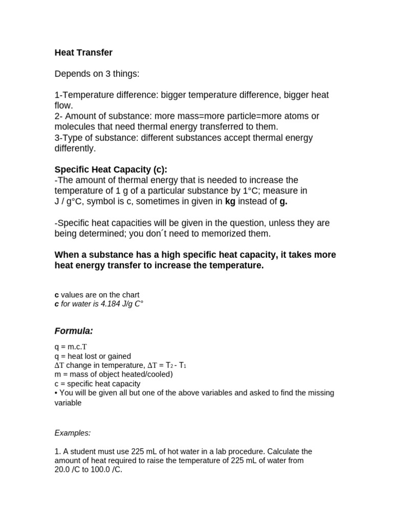 Problems Heat Capacity | PDF | Heat | Heat Capacity