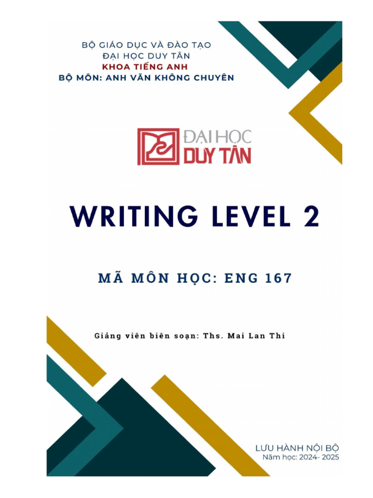 Writing Level 2-New | PDF | Adverb | Sentence (Linguistics)