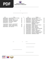 Class List 2025-2026 Complete Names | PDF