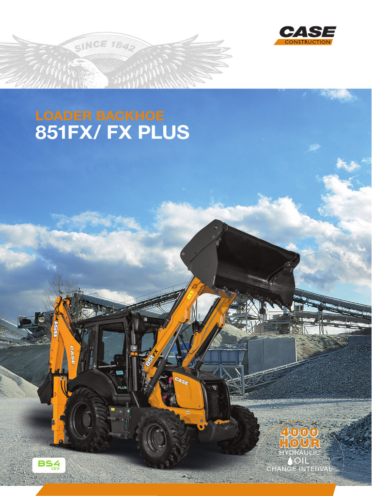 851FX Backhoe Loader: Eco Mode Benefits | PDF | Loader (Equipment ...