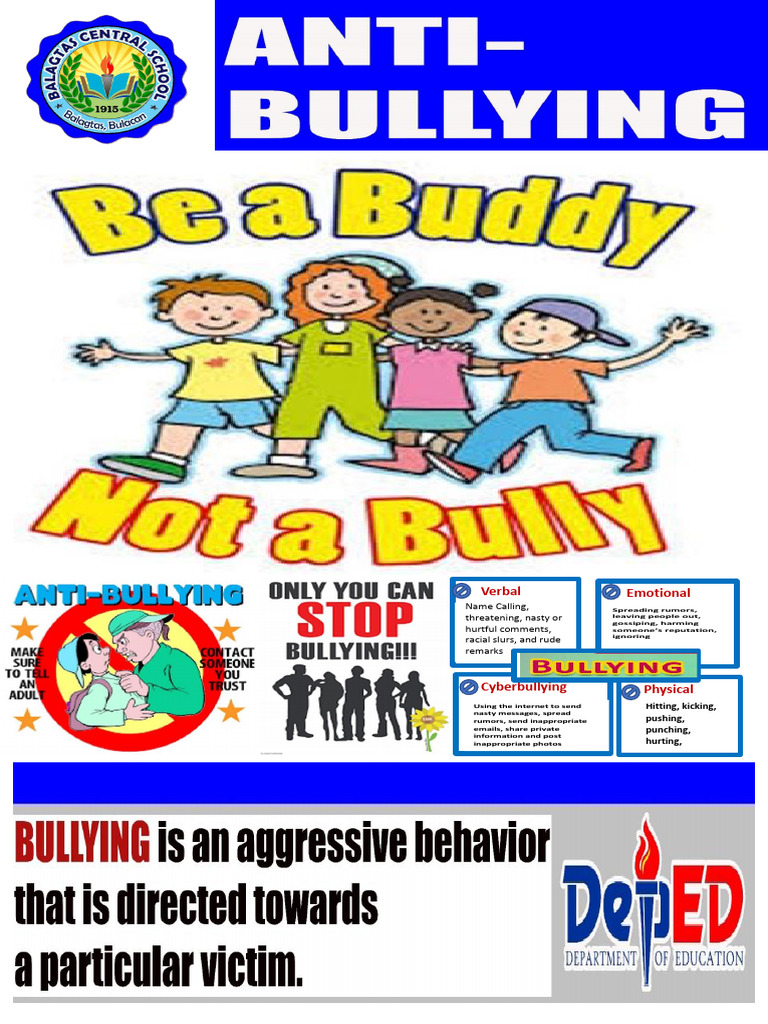 Anti Bullying and NDEP Tarp | PDF
