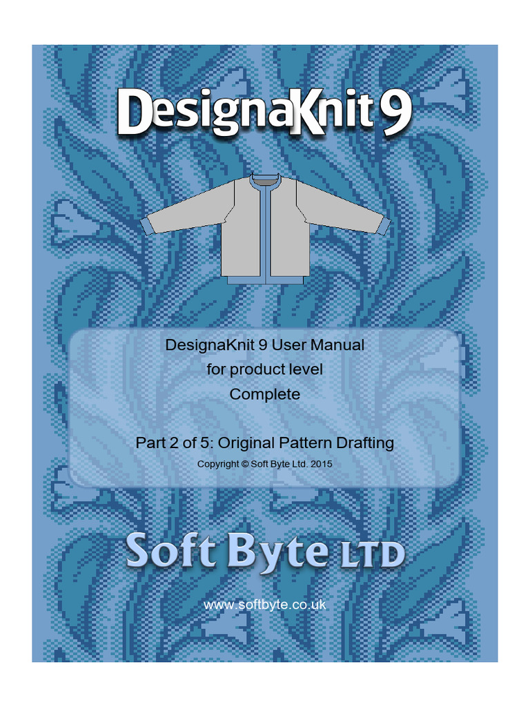 Original Pattern Drafting - DAK Manual | PDF | Knitting | Computer File