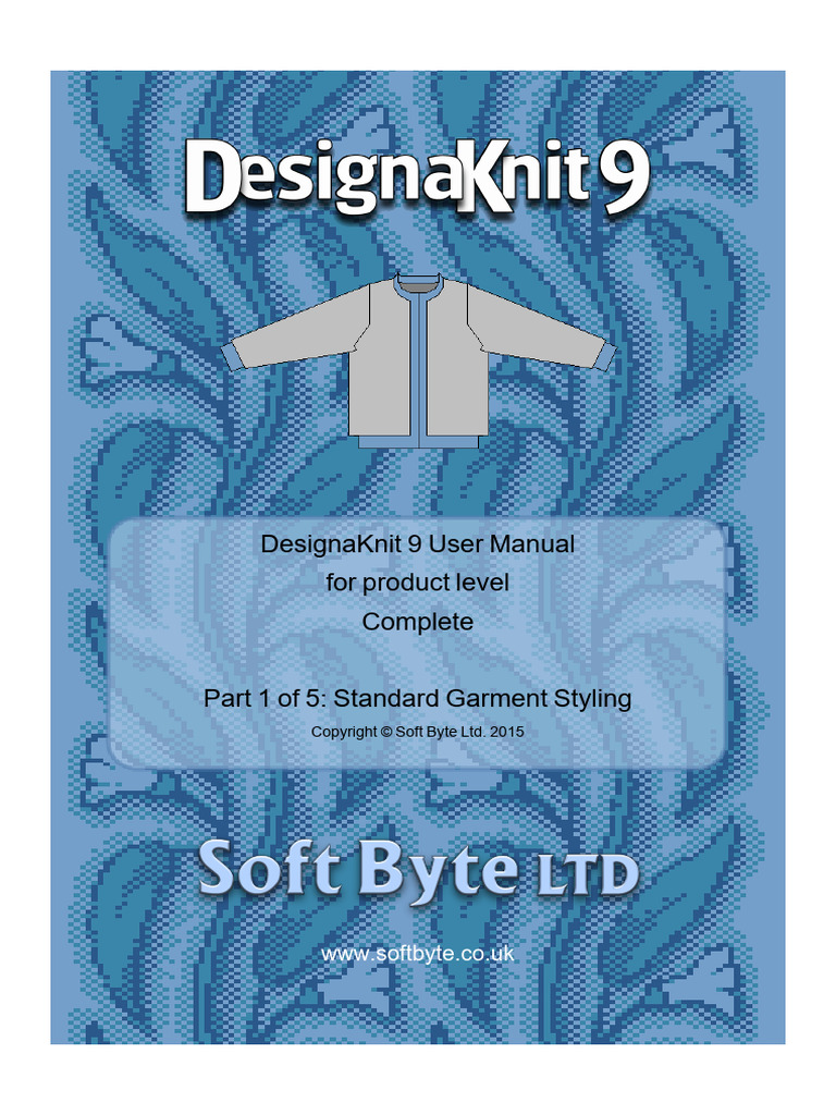 Standard Garment Styling C | PDF | Knitting | Computer File