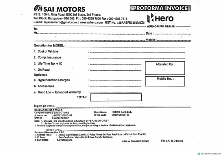 Sai Motors | PDF