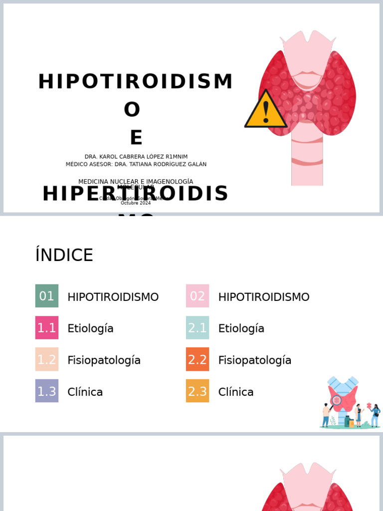Hipo - Hiper Tiroidismo | PDF | Tiroides | Hipertiroidismo