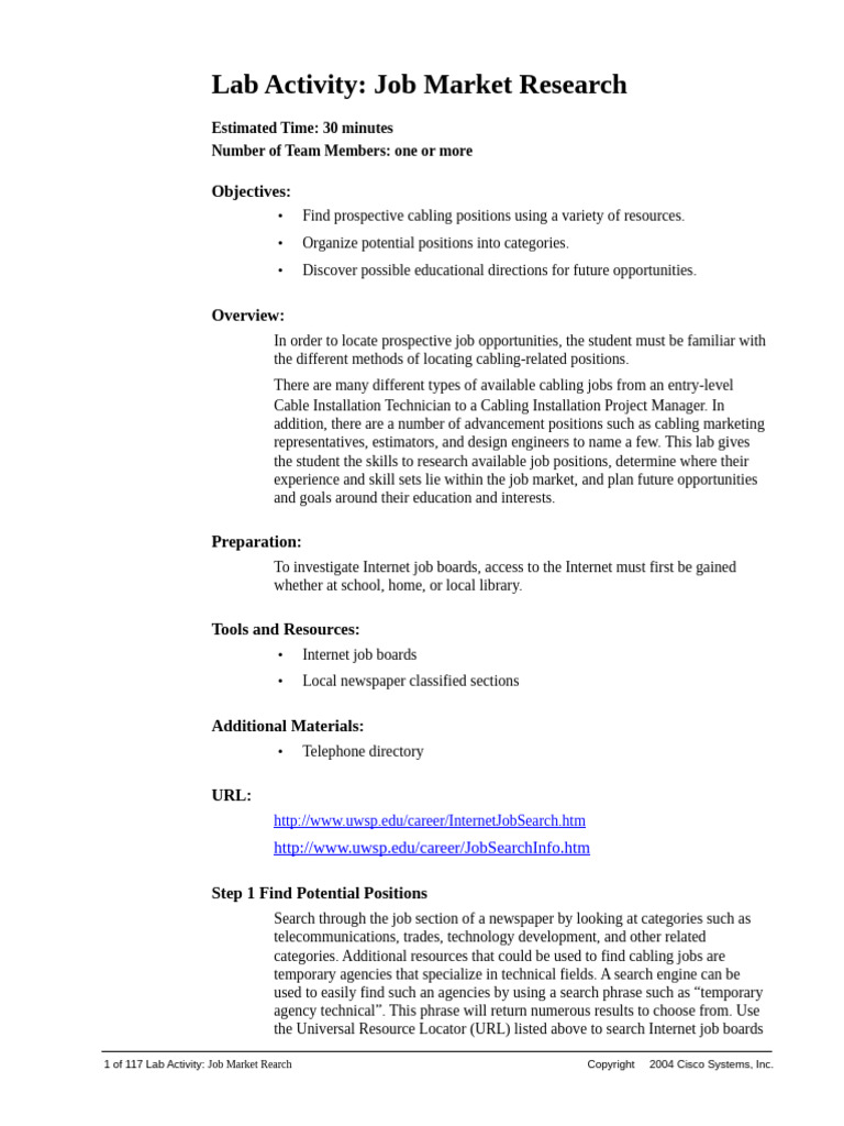 Ch01 - Cabling and Safety Overview (Lab) | PDF | Alternating Current | Direct Current