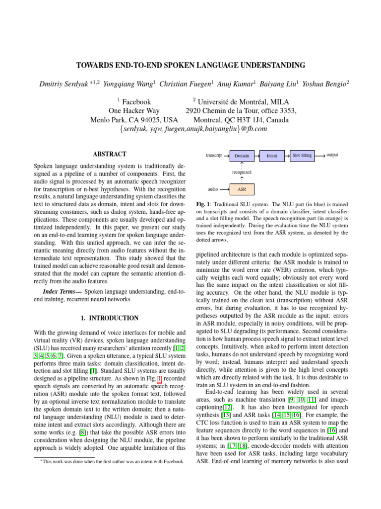 SPeech_understanding_facebook | PDF | Speech Recognition | Data Compression