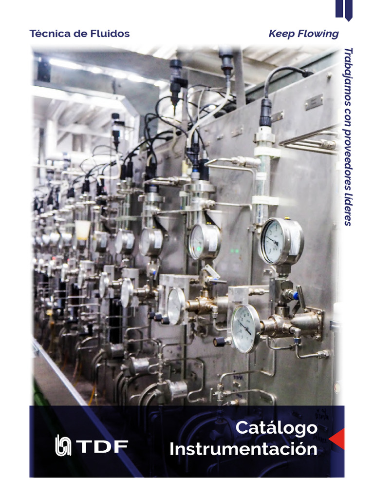 Catalogo Instrumentacion TDF | PDF | Medición de flujo | Bomba