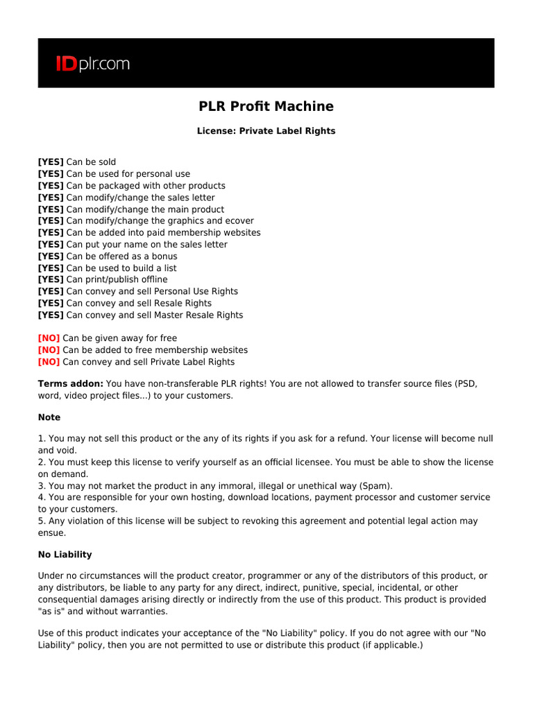 License | PDF | License | Legal Liability