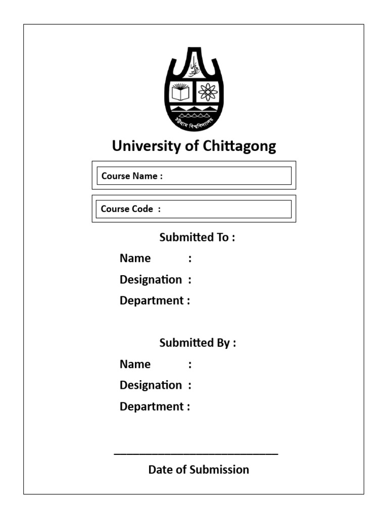Assignment Cover Page | PDF