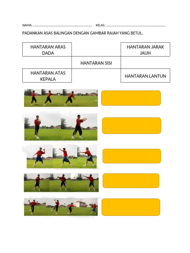 5 Jenis Hantaran Bola Baling | PDF