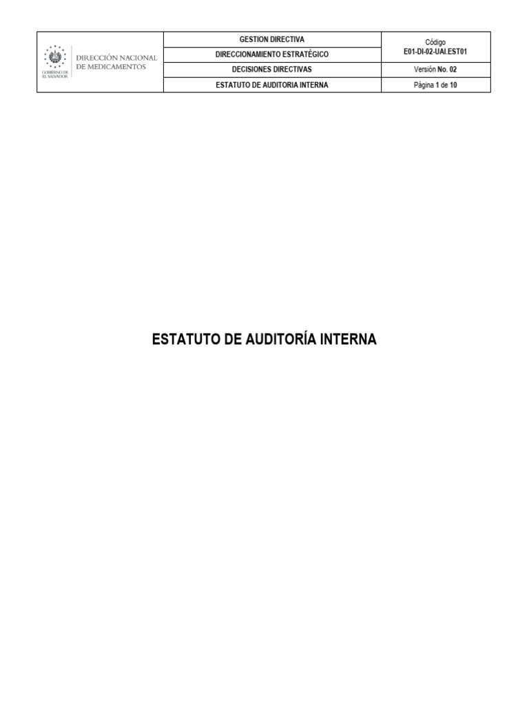 E01 Di 02 Uai - Est01 | PDF | Auditoría