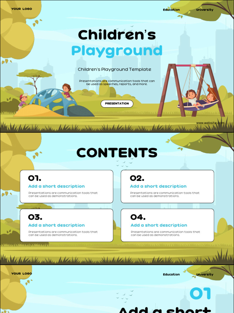 Children's Playground Template | PDF | Human Communication