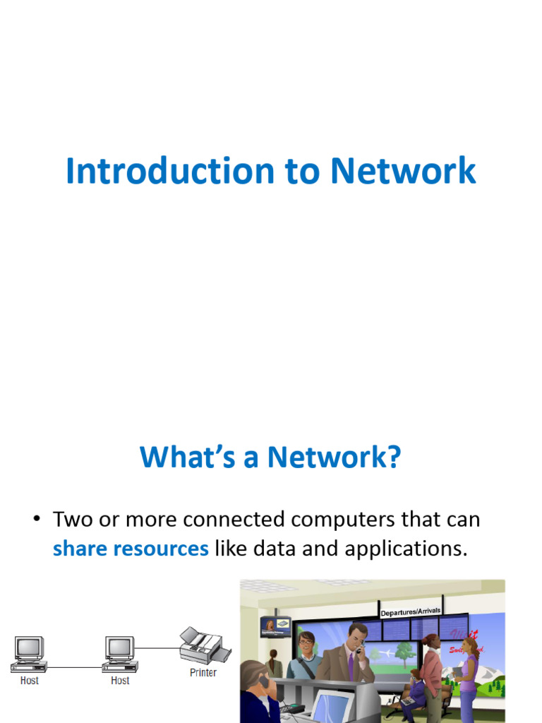 1-Introduction To Network | PDF | Computer Network | Network Topology