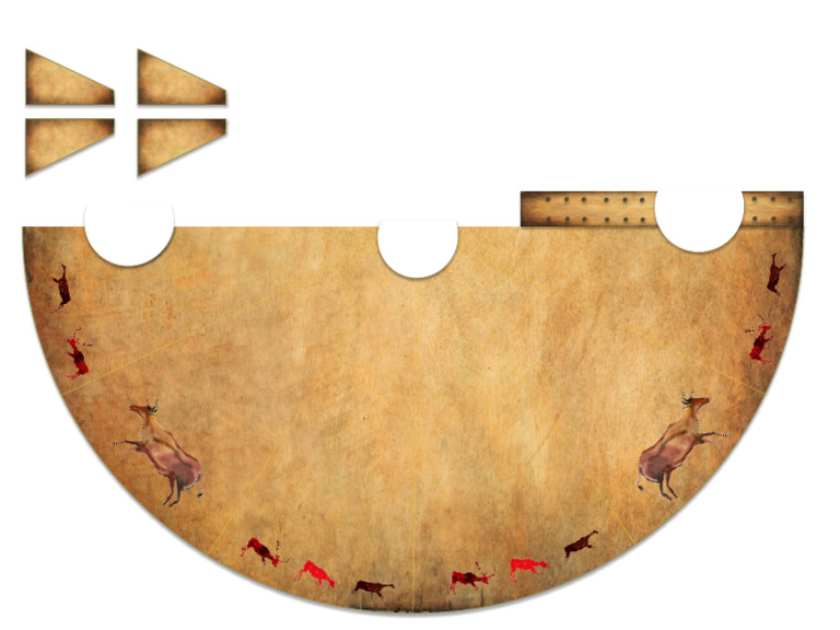 Decorated Authentic Style Tipi Template | PDF