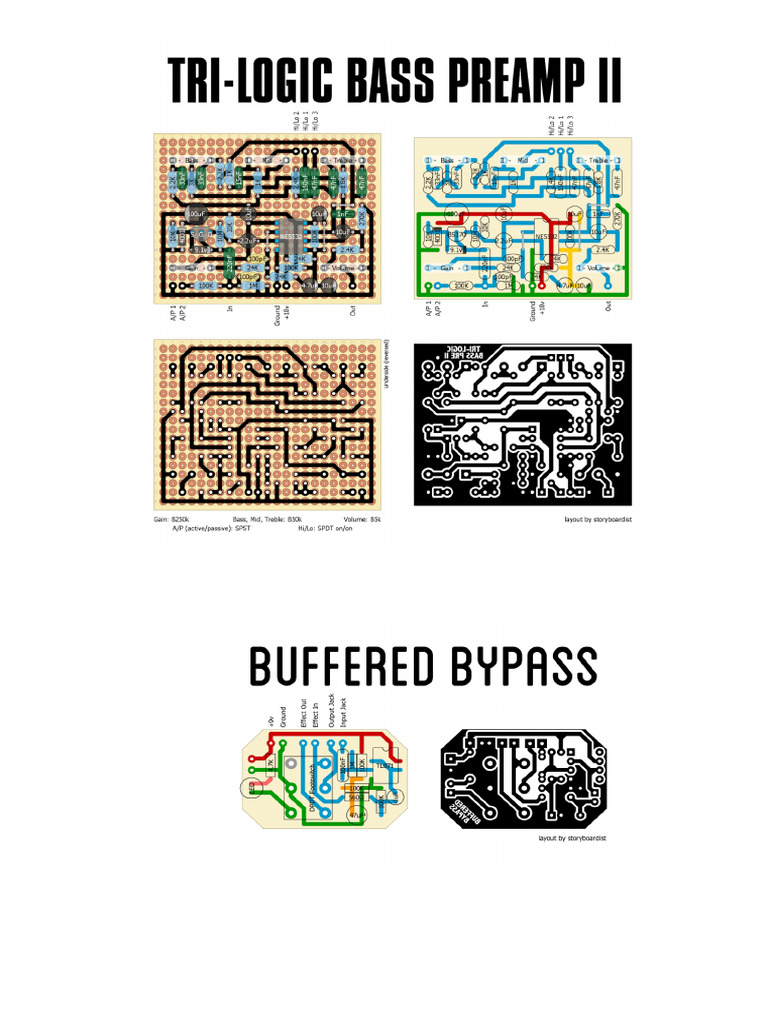 Bass Pre Amp e Buffer | PDF