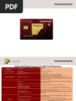 IndusInd Legend Credit Card Benefits Guide | PDF | Credit Card ...