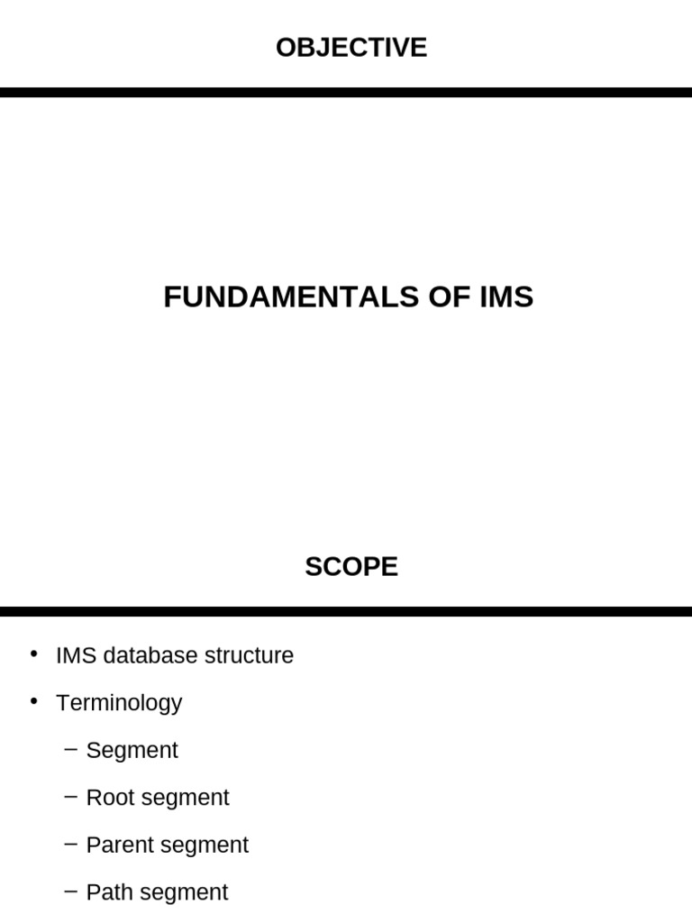 Fundamentals of Ims | PDF | Databases | Hierarchy