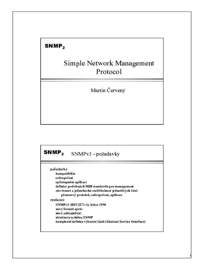 SNMP 2 | PDF