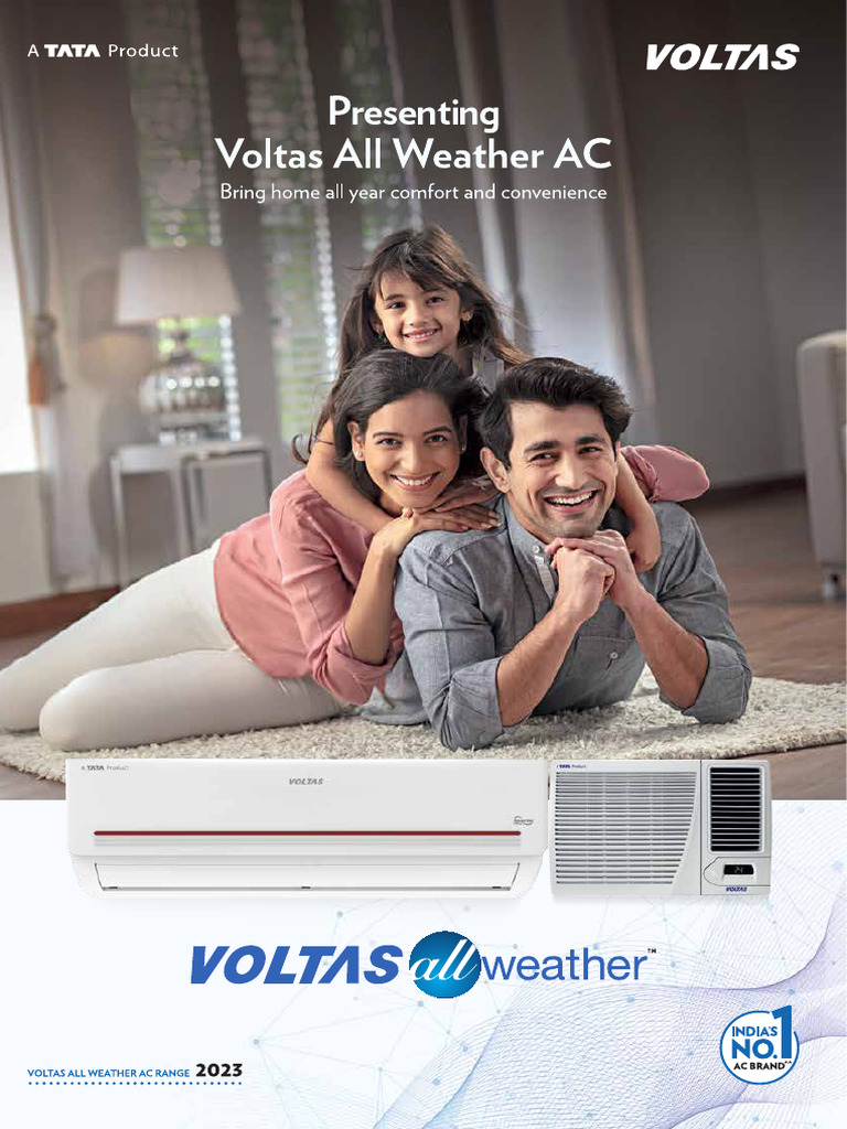Voltas All Weather ACs Catalogue 2023 | PDF