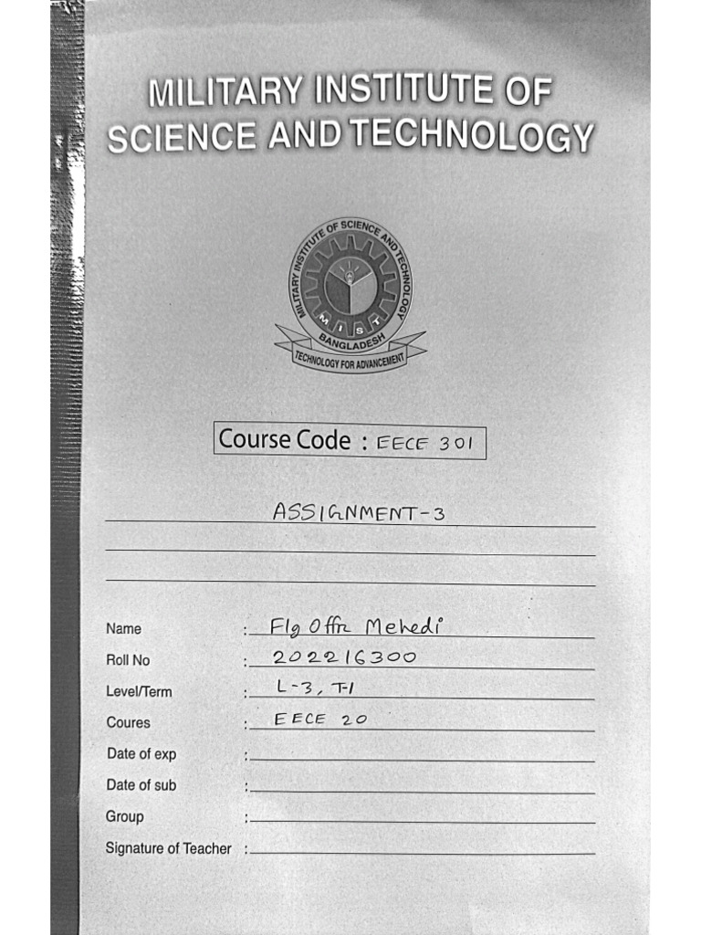 301 Assignment 3 | PDF