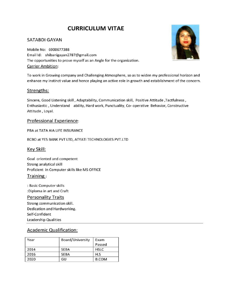 Resume 11 | PDF