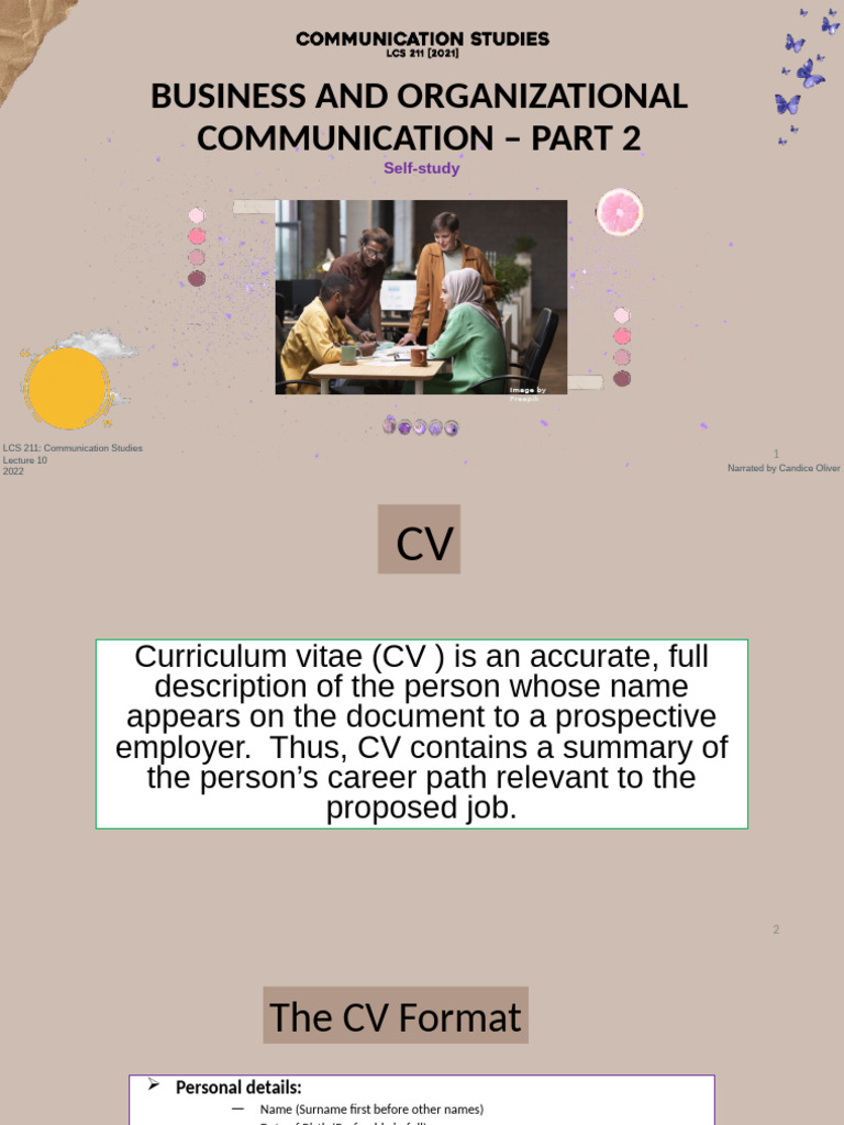 LCS211 - Lecture 10 Part 2 - Organisational Communication 2023 | PDF | Memorandum | Communication
