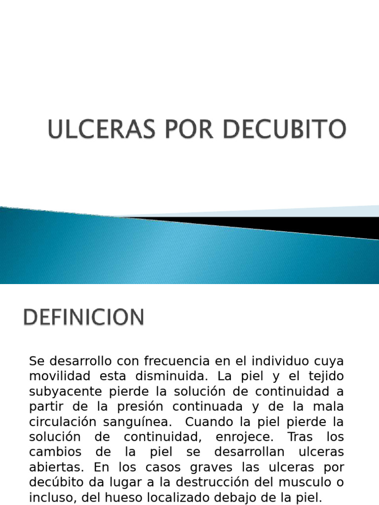 Ulceras Por Decubito | PDF | Medicina CLINICA | Enfermedades y trastornos