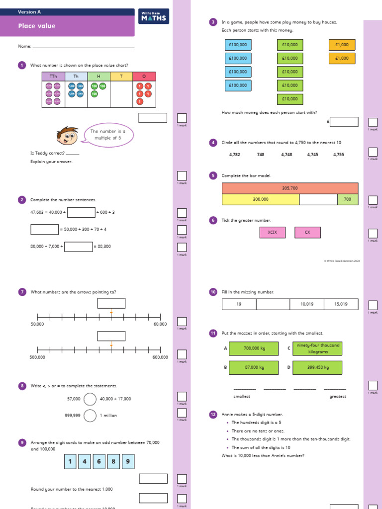 Math White Rose | PDF | Mathematics | Arithmetic