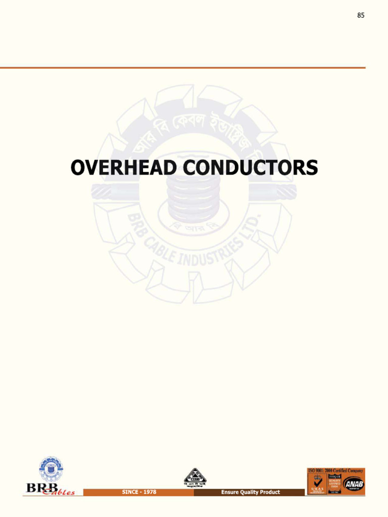 Overhead Conductors | PDF