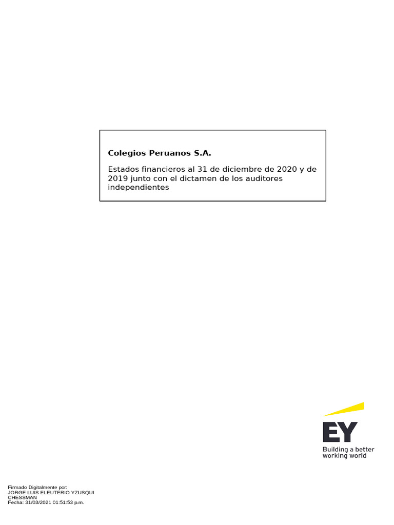 Auditado 2020 | PDF | normas internacionales de INFORMACION FINANCIERA ...