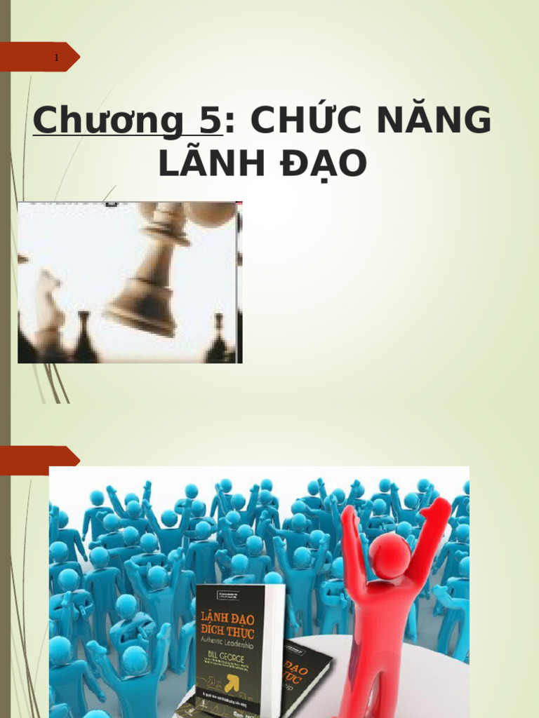 Chuong 5 - Chuc Nang Lanh Dao.H.B.2021 | PDF