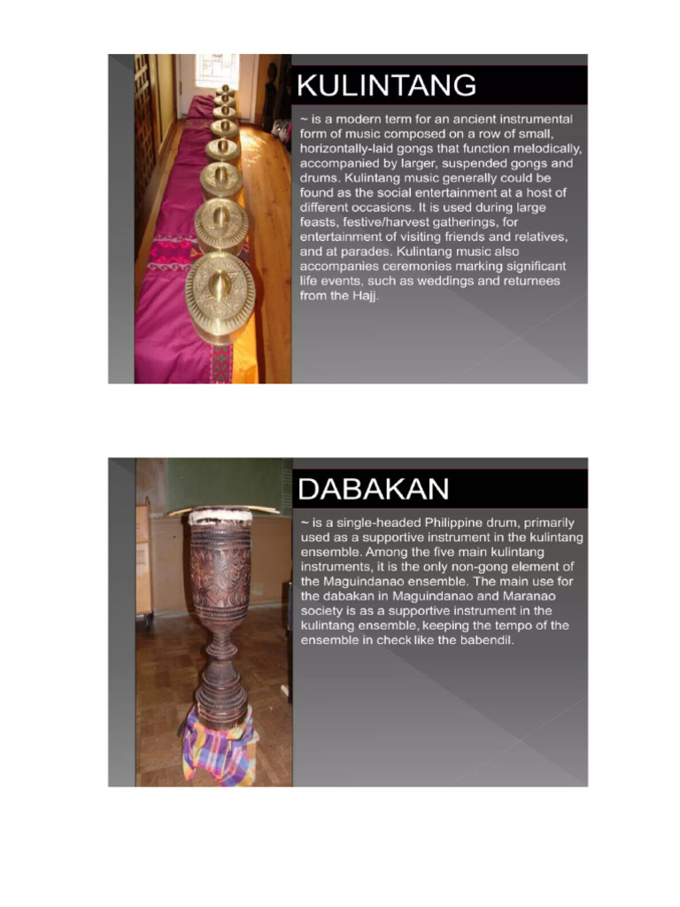Mindanao Musical Instrument | PDF