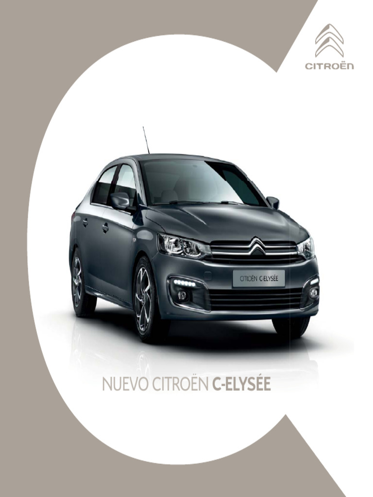 Citroen C Elysee 2018 ES | PDF | Estilos de carrocería | Vehículos