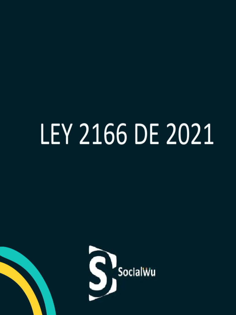Ley 2166 de 2021: Fortalecimiento Comunal | PDF | Comunidad | Business
