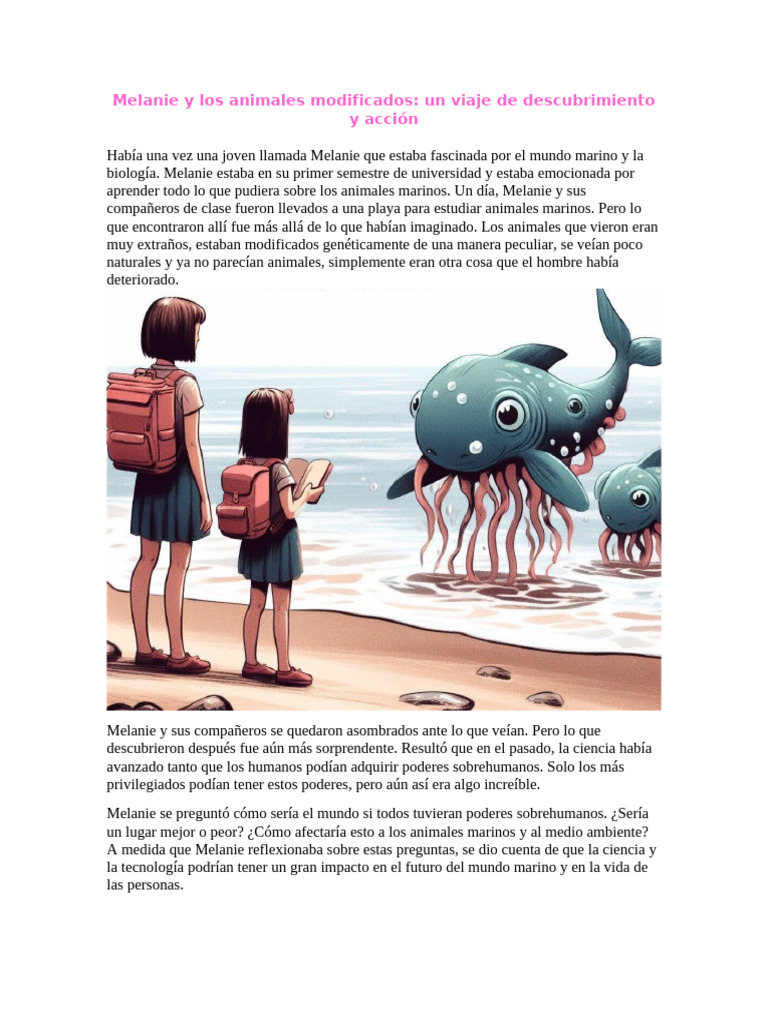 Cuento proyecto biologia OGM | PDF | Biología | Science