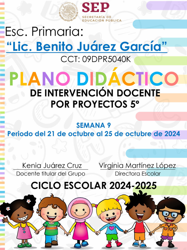 5° Sem9 Cronograma de Actividades 2024-2025 | PDF