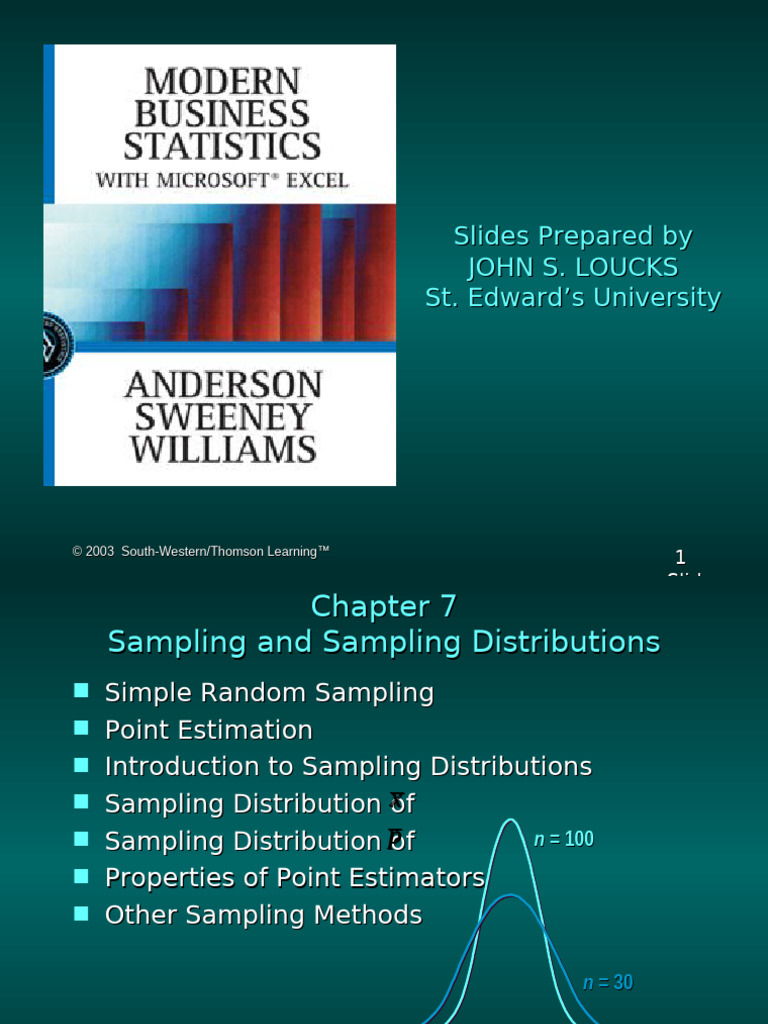 ch07 | PDF | Estimator | Sampling (Statistics)