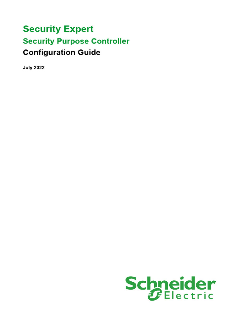 Security Expert - Security Purpose Controller - Configuration Guide ...