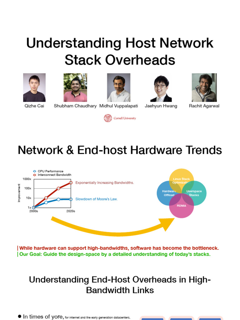 Understanding Host Network Stack [NetDev 0x15] | PDF | Network Interface Controller | Cpu Cache
