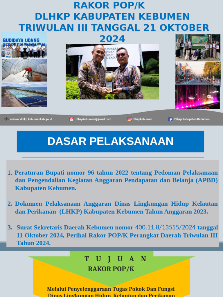 Rakor DLHKP Kebumen Triwulan III 2024 | PDF