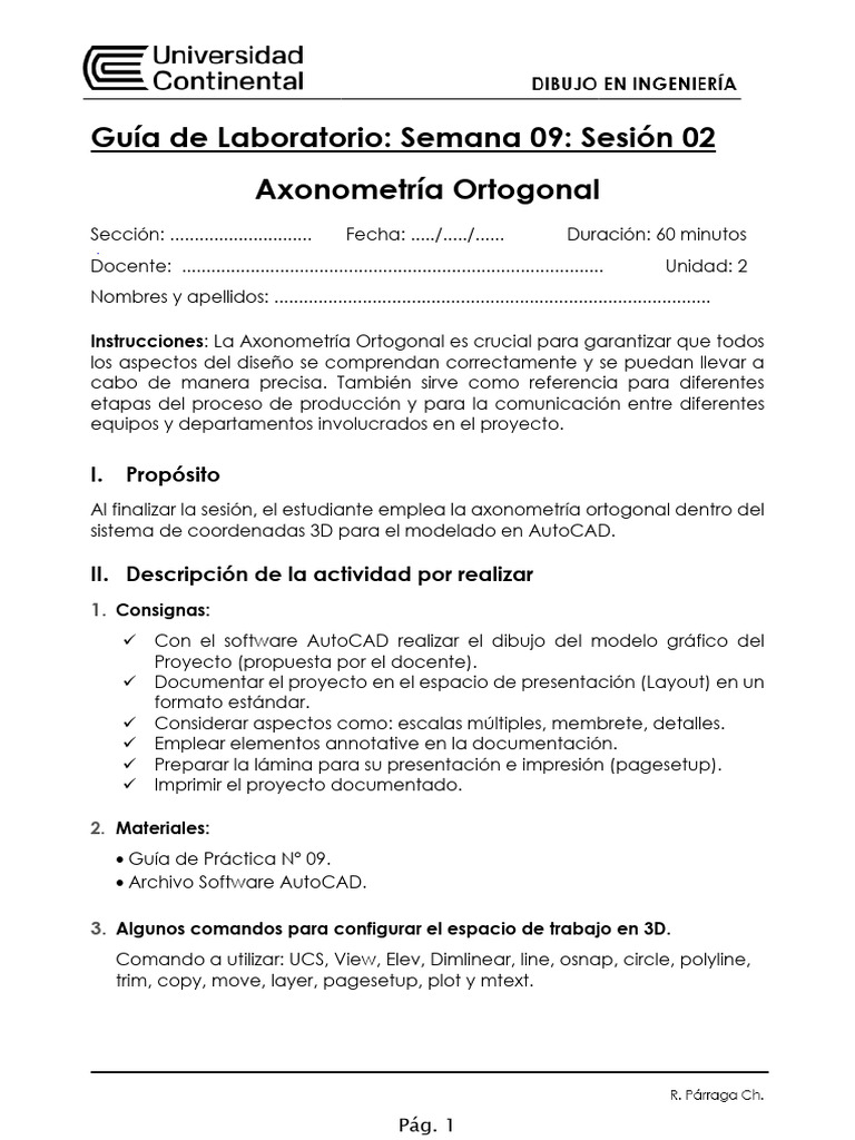 Guía de Laboratorio Semana 09 Sesión 02 | PDF