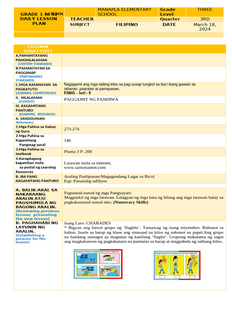 Filipino 3 Cot 3 | PDF