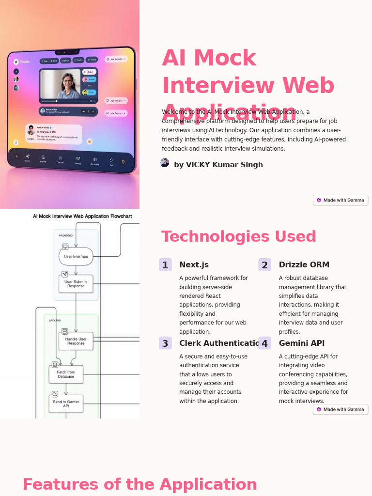 AI-Mock-Interview-Web-Application | PDF | Simulation | Virtual Reality