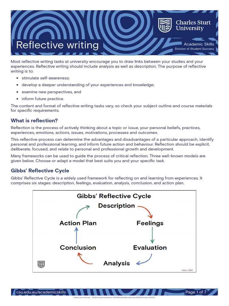 Reflective-writing | PDF | Reflective Practice | Mindfulness
