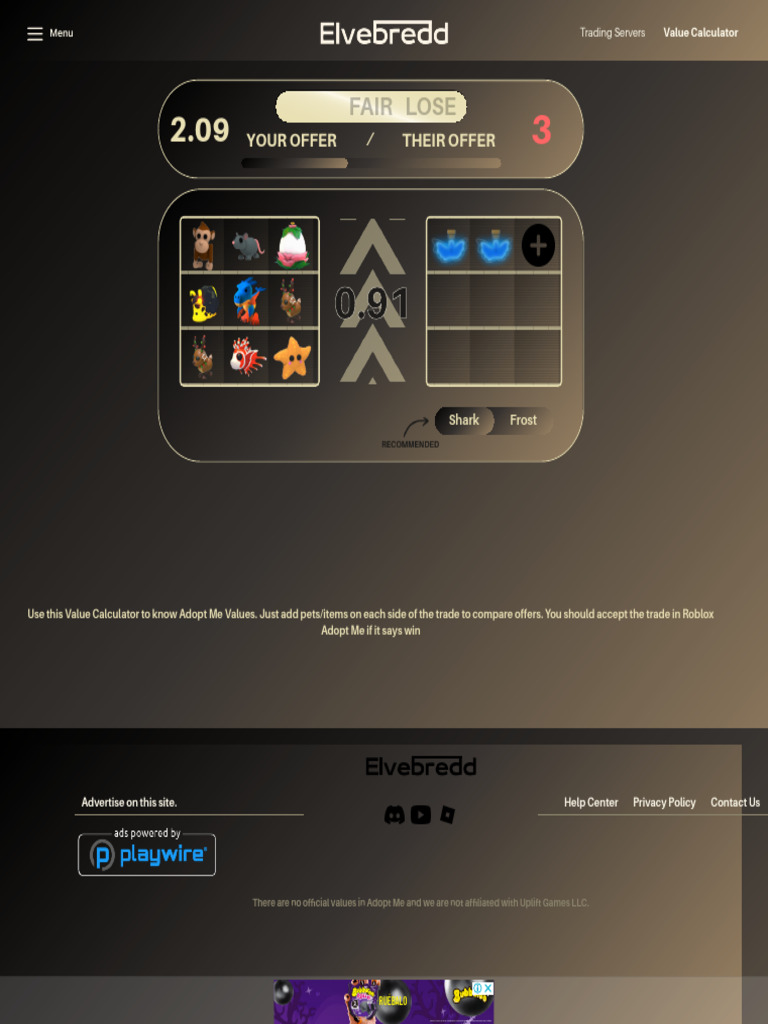 Adopt Me Trade Value Calculator | PDF