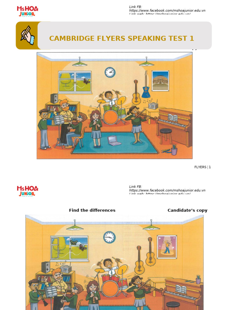 Cambridge Speaking Test 1 | PDF