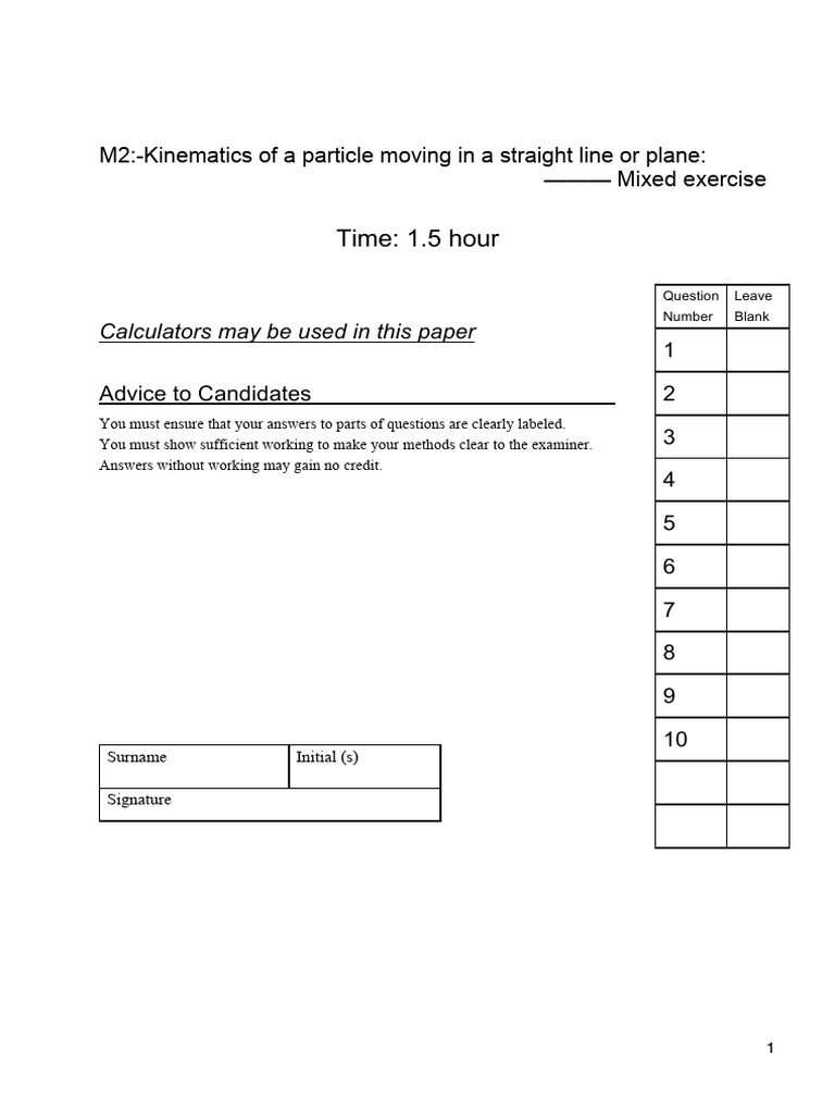 Projectile Motion Analysis and Calculations | PDF | Speed | Euclidean ...