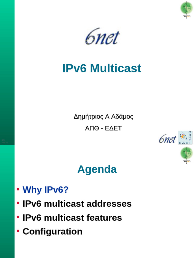 04-IPV6_MULTICAST | PDF | I Pv6 | Multicast